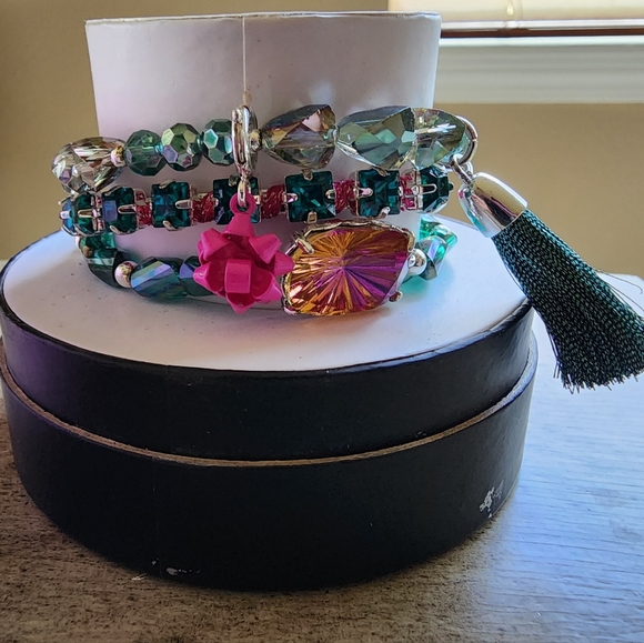 Bomb Party | Jewelry | Bomb Party Holiday Stack Babes In Toyland | Poshmark